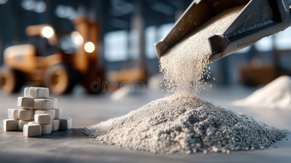 Front-loading Grain Machine Transfers Bulk Wheat and Corn Under ...