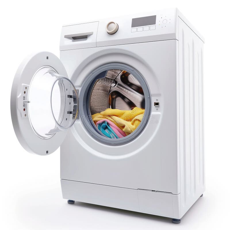 Washing Machine Front Door Open Stock Illustrations – 265 Washing ...