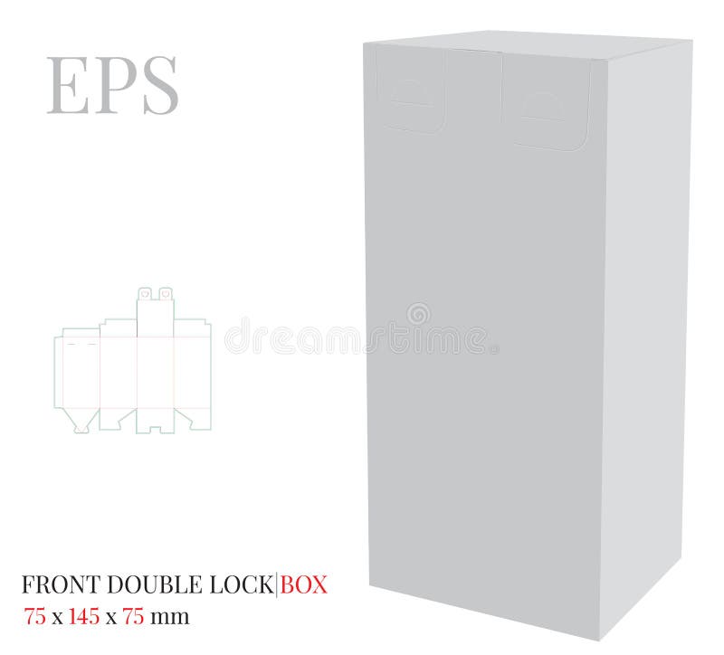 Front-lock mailer stock illustration. Illustration of cflute - 36338110