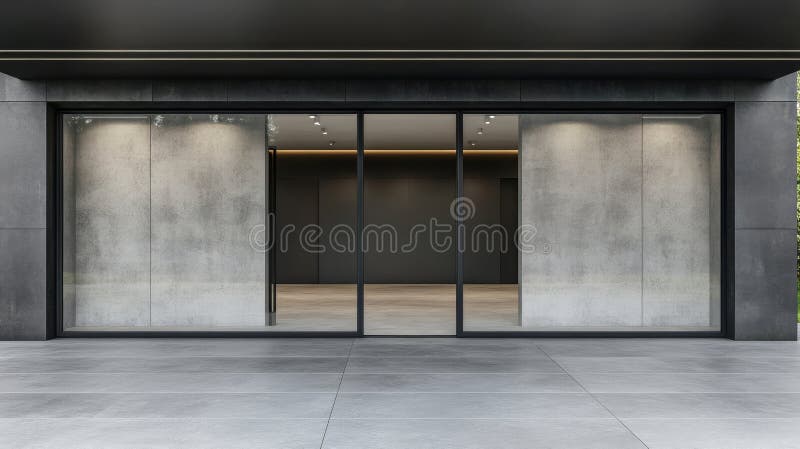Front Modern Building Ground Level Space Empty Stock Photos - Free ...