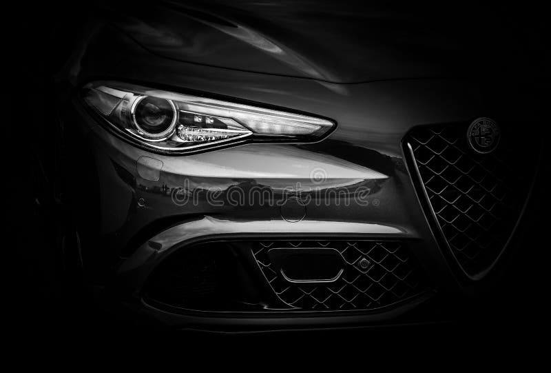 The Front of a Modern Sports Car Editorial Stock Image - Image of ...