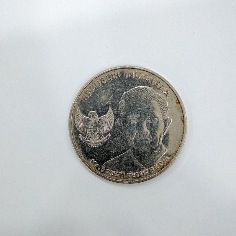 Front Money Coin 1000 Rupiah Stock Image - Image of silver, iron: 248637457