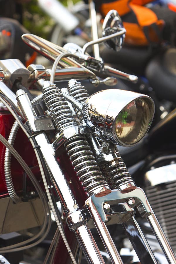 Front of motorcycle stock image. Image of front, light - 40928057