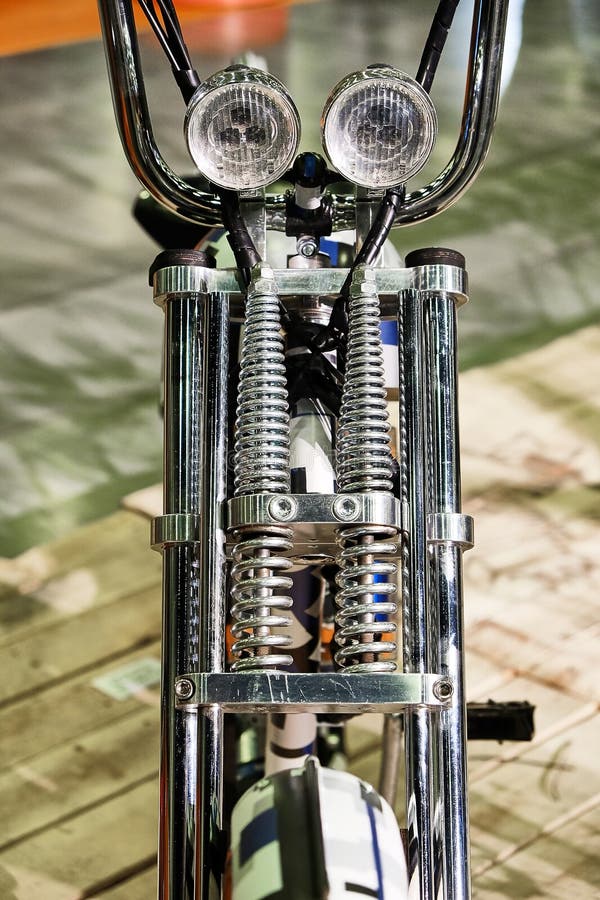 Front motorcycle headlight stock image. Image of drive - 92671791