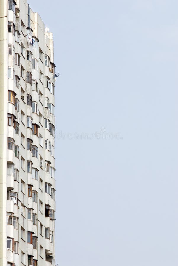 Front of Multistoried Building Stock Image - Image of architecture ...