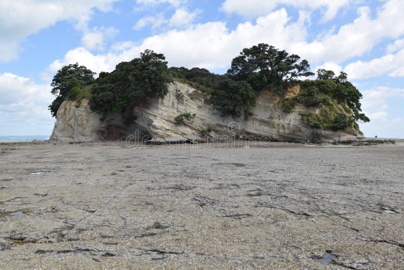 In front of Music Point stock image. Image of cliffs - 176398231