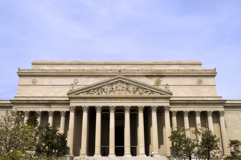 Front of National Archives stock image. Image of exterior - 40149767