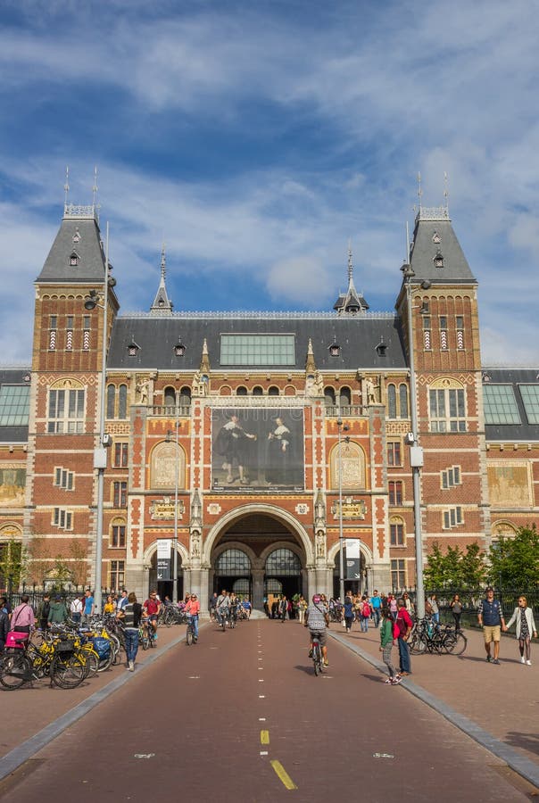 Front of the National Museum in Amsterdam Editorial Stock Photo - Image ...