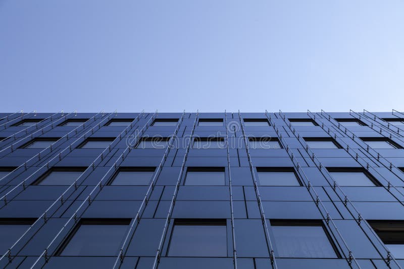 Front of an Office Building Stock Photo - Image of time, facade: 95687554