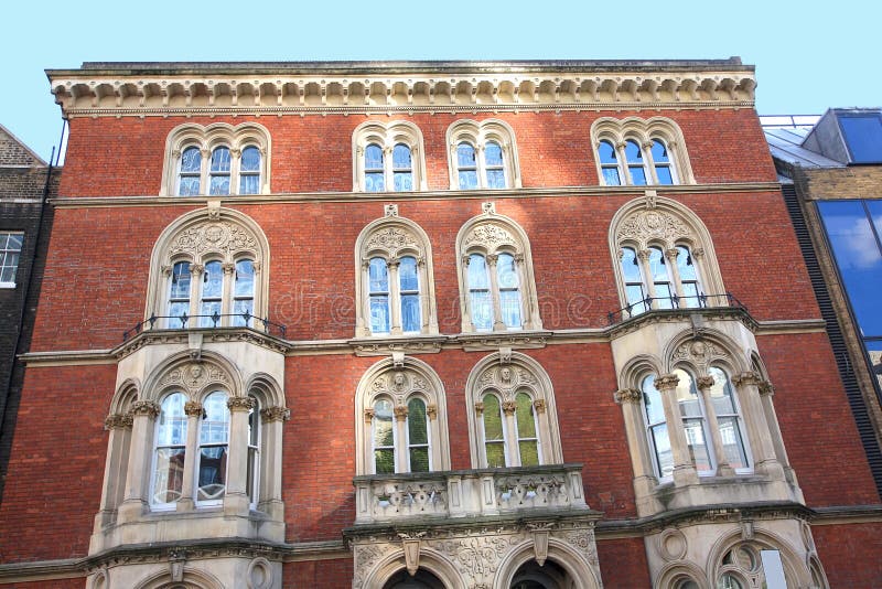 British Architecture of Old Stock Photo - Image of center, unique: 29790030