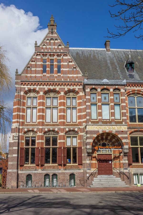 Front of the Old Building of the Groningen Museum Editorial Image ...