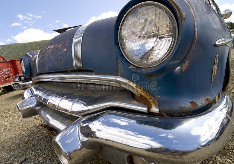 Front of old car stock photo. Image of color, fashioned - 22617264