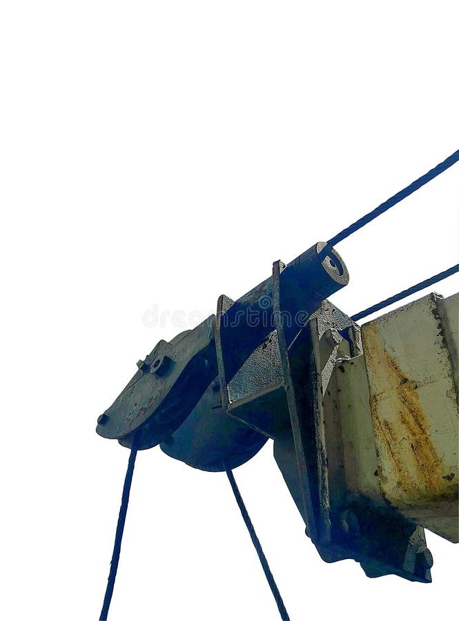 Crane Wire Spool stock image. Image of steel, reel, industrial - 187100737