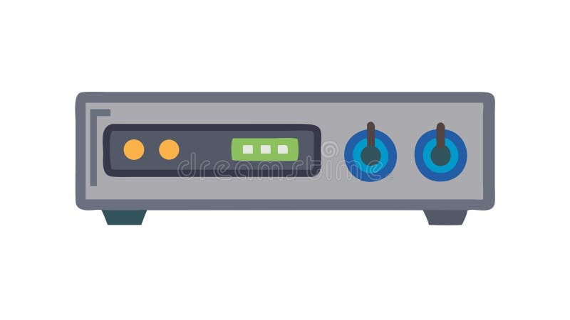 Front Panel of an Audio Amplifier or Receiver Vector Design Generative ...