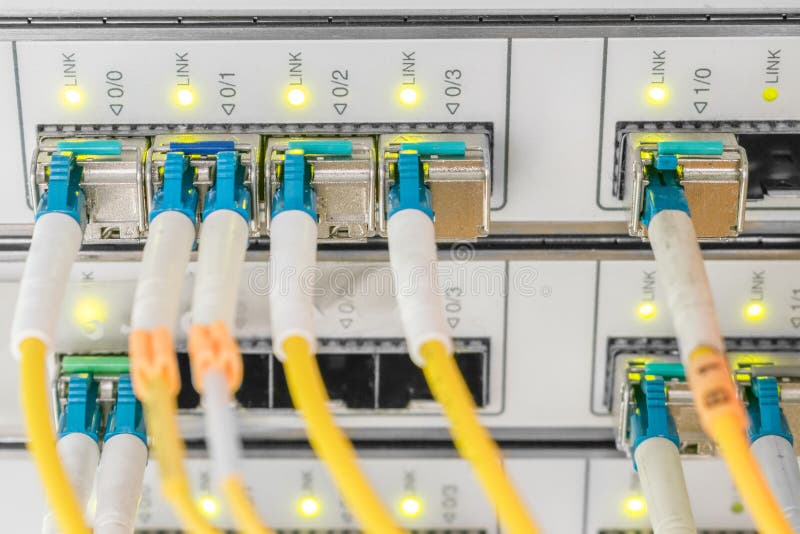 Front Panel of the Supercomputer Located in the Server Room of the Data ...
