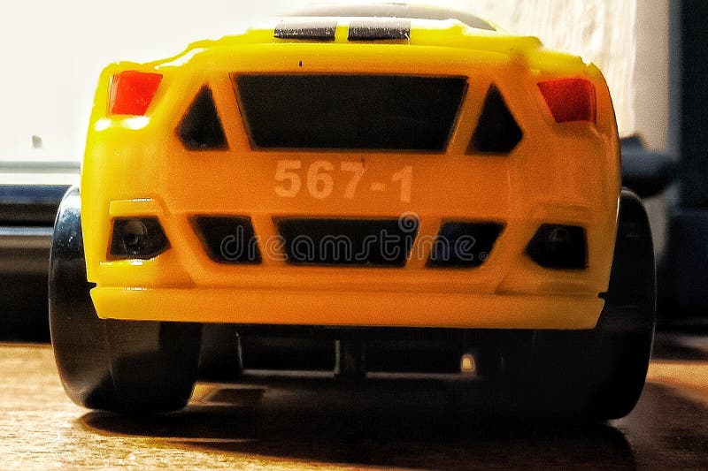 The Front Part of a Beautiful Yellow Car Stock Photo - Image of front ...