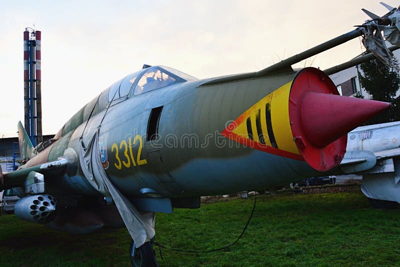 Front Part and Cabin of Soviet Variable-sweep Wing Fighter-bomber ...