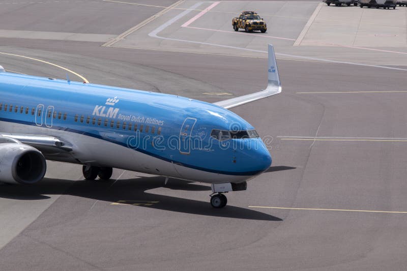 Front Part KLM Airplane at Amsterdam the Netherlands 25-5-2022 ...