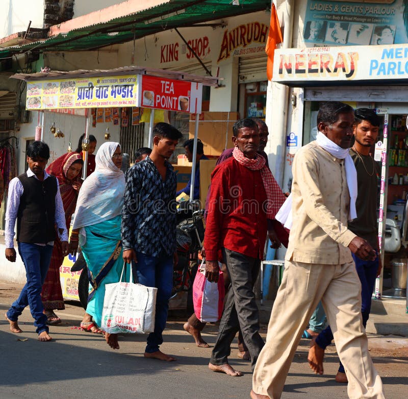 Front People of Pilgrim Group Marching To Temple Editorial Photo ...