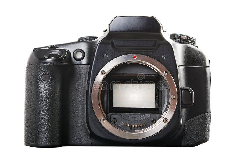 Front of photo camera stock image. Image of press, camera - 5450335