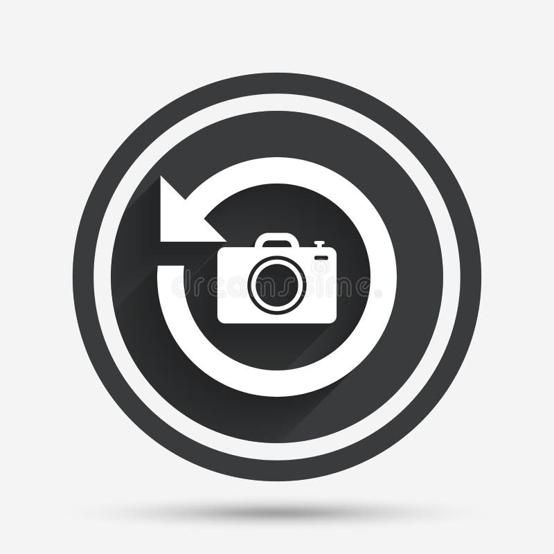 Front Photo Camera Sign Icon. Change Symbol. Stock Vector ...