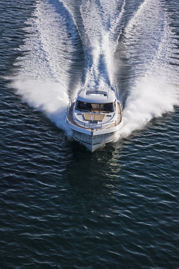 Front Picture of a Sailing Speed Boat Stock Image - Image of activity ...
