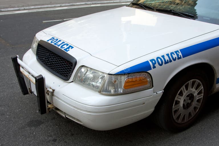 Front of Police car stock photo. Image of auto, nypd, safety - 5106170