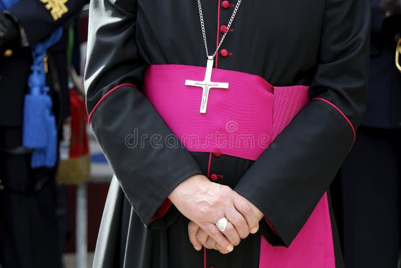 Front Portrait of a Catholic Bishop& X27;s Cassock. Religion, Catholic ...