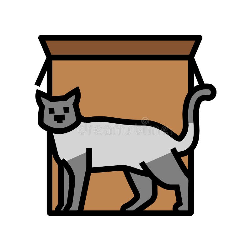 In Front of Preposition English Color Icon Vector Illustration Stock ...