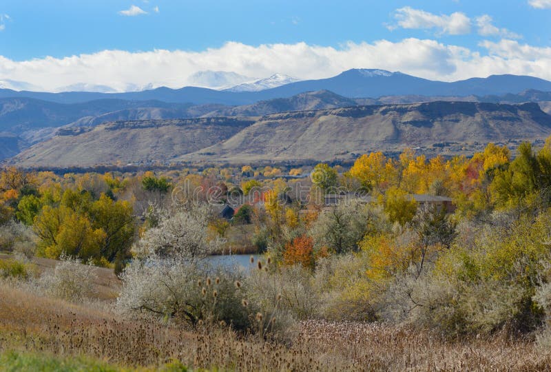 Front Range Colorado Landscape Stock Image - Image of front, autumn ...