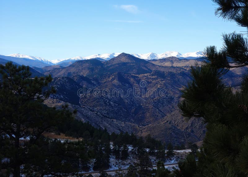 The Front Range of the Colorado Rocky Mountains Stock Image - Image of ...