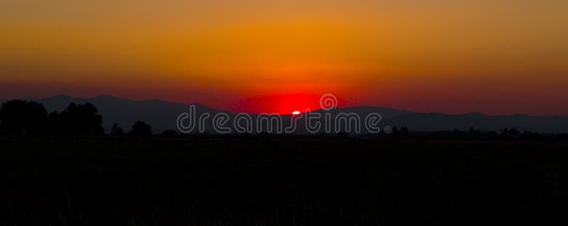 Front Range Sunset stock photo. Image of dawn, wilderness - 5995062