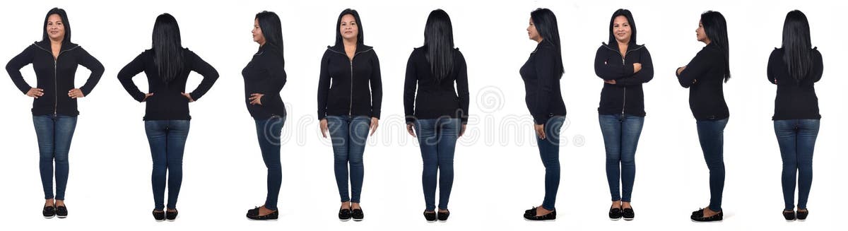 534 Woman Body Front Back Side View Stock Photos - Free & Royalty-Free ...