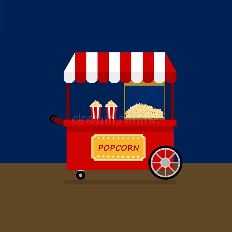 Set of Popcorn Shop Logo Badges and Labels. Stock Vector - Illustration ...