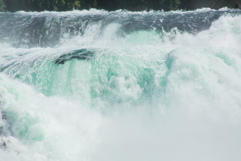 Roaring Waters on a Flooded Waterfall Stock Photo - Image of outdoors ...