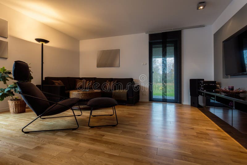 Front room stock image. Image of hall, architecture, bright - 49623383