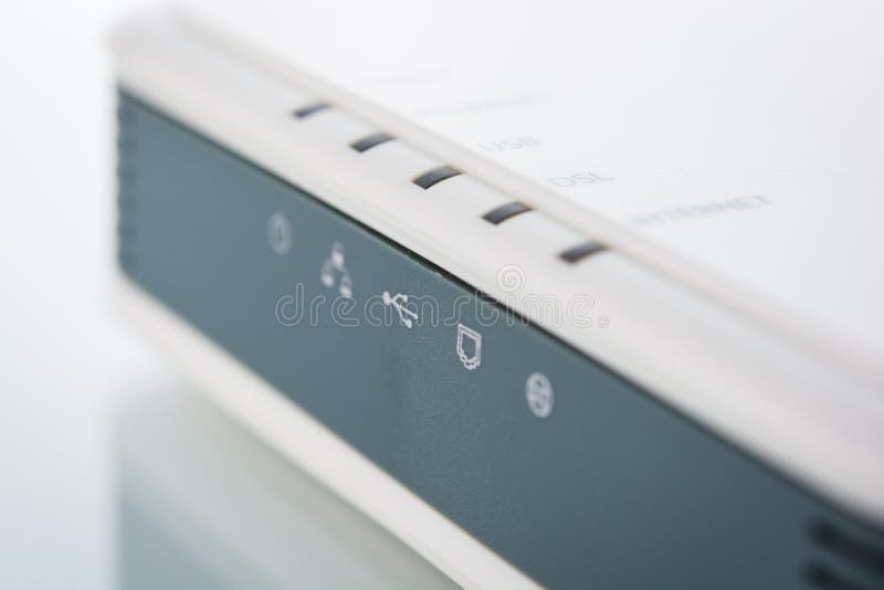 Front router network hub stock image. Image of data, line - 37413185