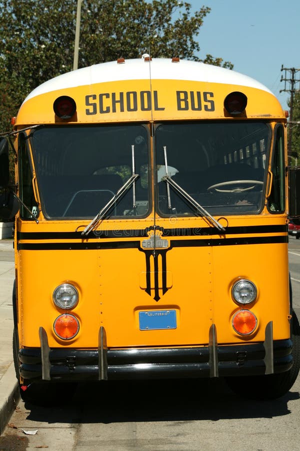 Front of School Bus stock image. Image of vehicle, class - 3311771
