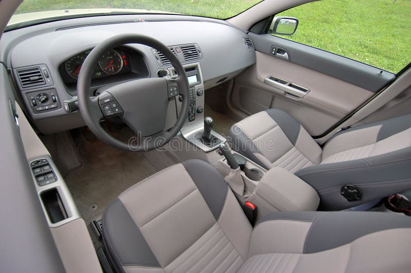Front Seats of a Modern Car Stock Photo - Image of cruise, automobile ...
