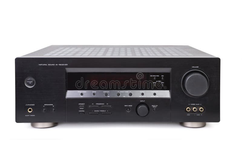 Stereo Receiver stock photo. Image of levels, knobs, amplifier - 669158