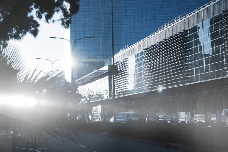 Front side of buildings stock illustration. Illustration of generated ...