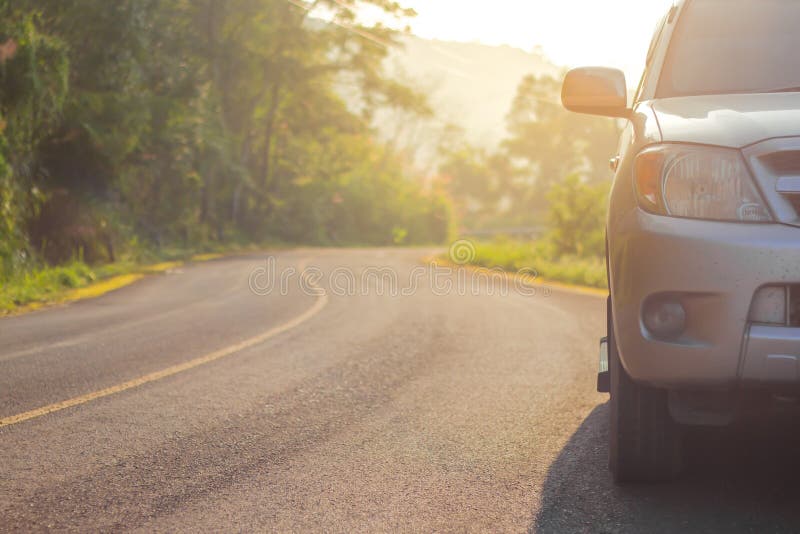 Front side car on steet stock image. Image of mirror - 96305773