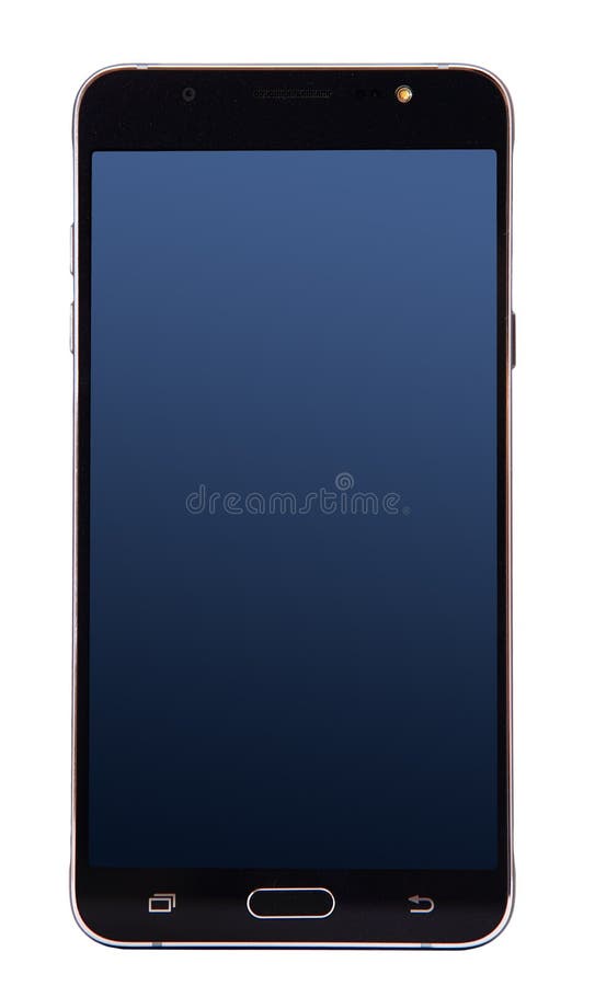 Front Side of Modern Smartphone Stock Photo - Image of electronics ...