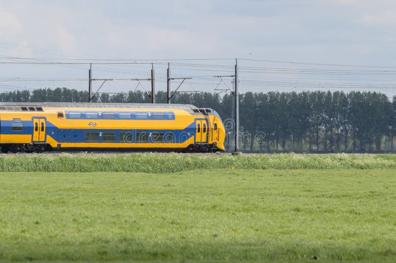 Front Side NS Train at Abcoude the Netherlands 5-5-2024 Editorial Image ...