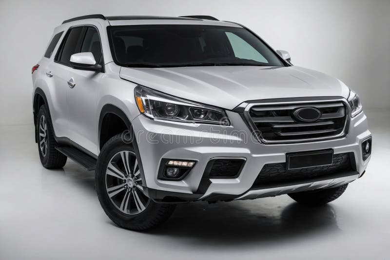 The Front Side of the SUV, Showing the Bumper, Headlight, and ...