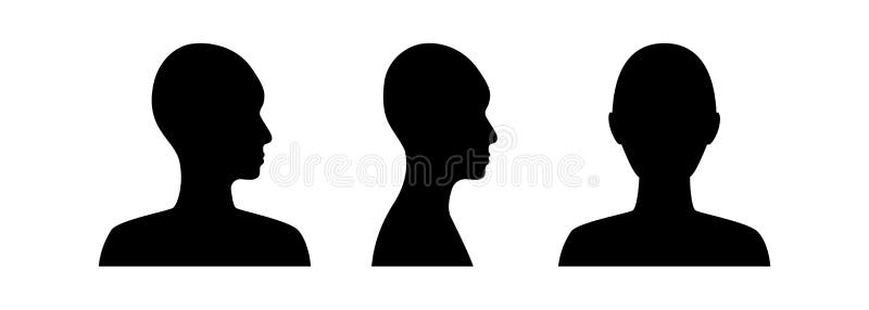 Anonymous Gender Neutral Face Avatar Stock Vector - Illustration of ...
