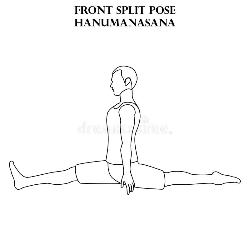 Dumbbell Split Squat Exercise Strength Workout Vector Illustration ...