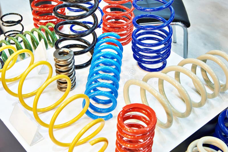 Front Spring for Shock Absorber Stock Photo - Image of shock, auto ...