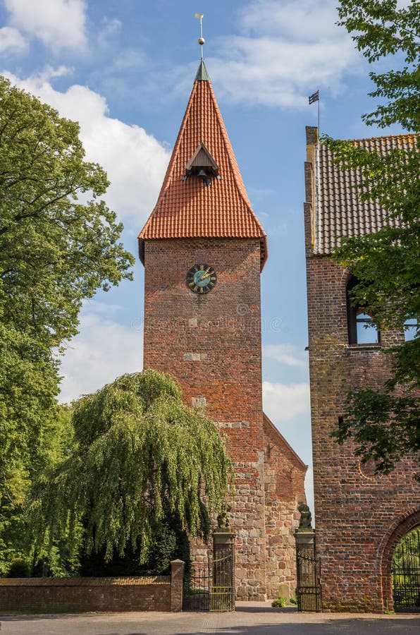 Front of St. Ulrichs Church in Historical Rastede Stock Photo - Image ...