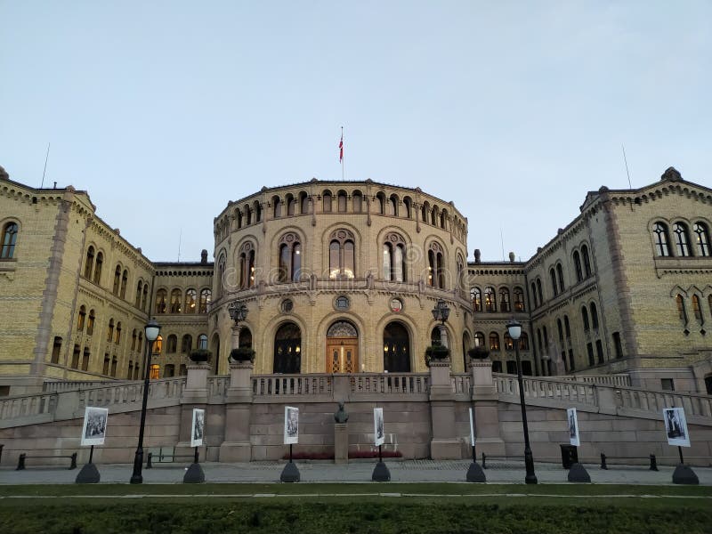 Storting Building - Oslo, Norway Editorial Stock Image - Image of ...